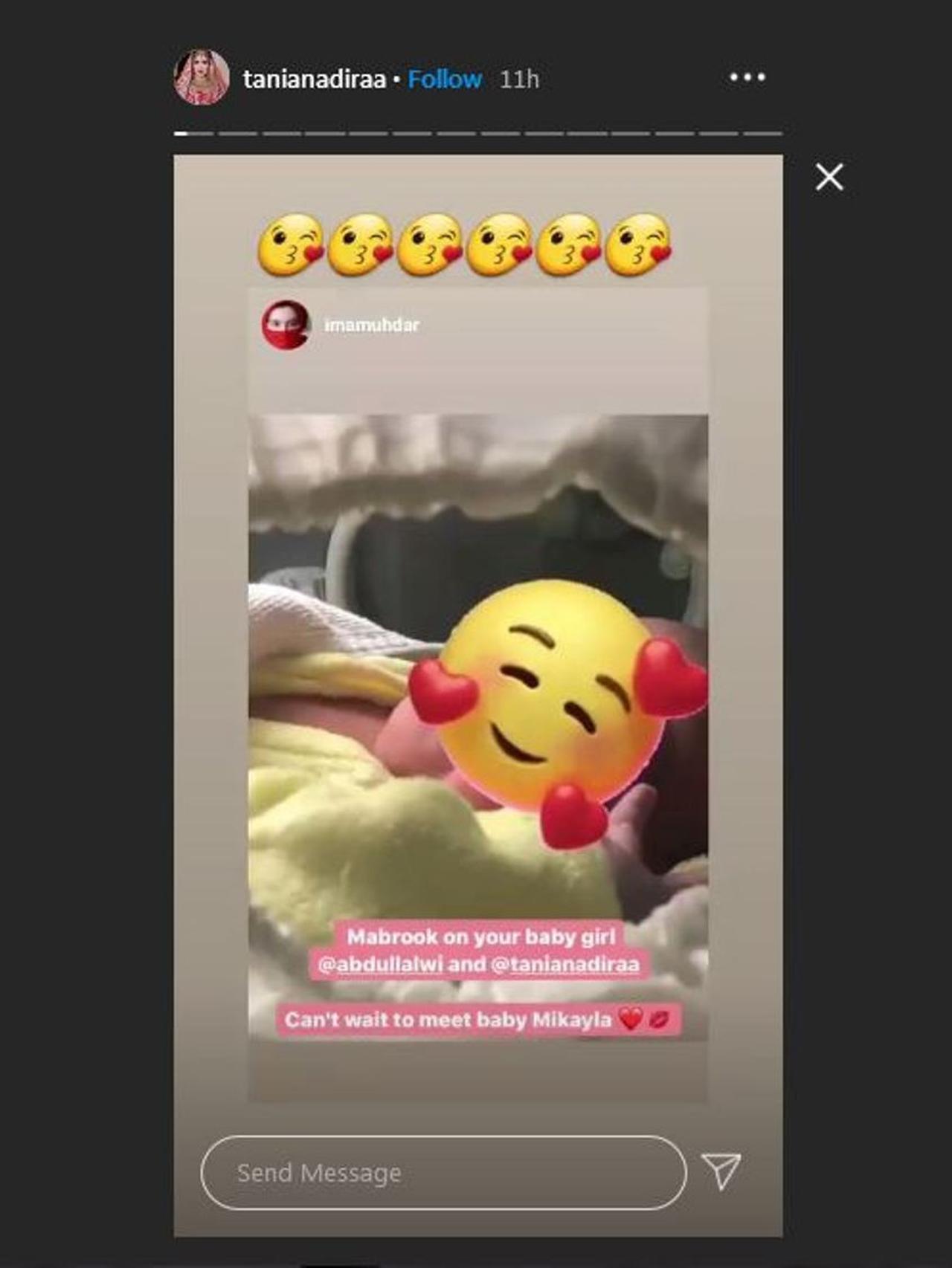 Tania Nadira Mantan Istri Tommy Kurniawan Melahirkan Bayi Perempuan