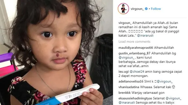 Usai Bercadar, Virgoun Umumkan Istrinya Hamil Anak Kedua ...