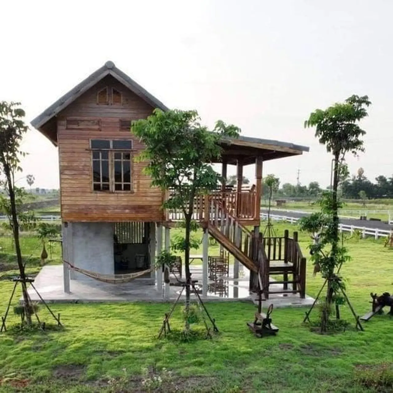 7 Desain Rumah Pinggir Sawah yang Sejuk dan Estetik, Pas untuk Bersantai - Citizen6 Liputan6.com