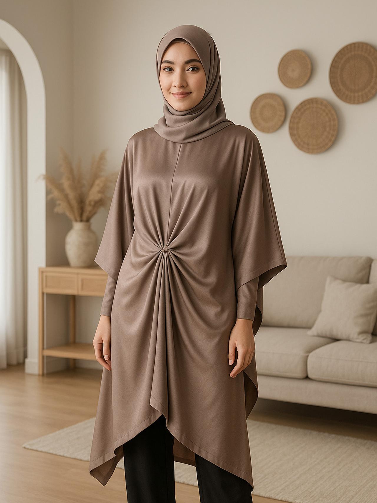 12 Model Baju Tunik Terbaru 2025 untuk Wanita Berhijab, Stylish dan ...