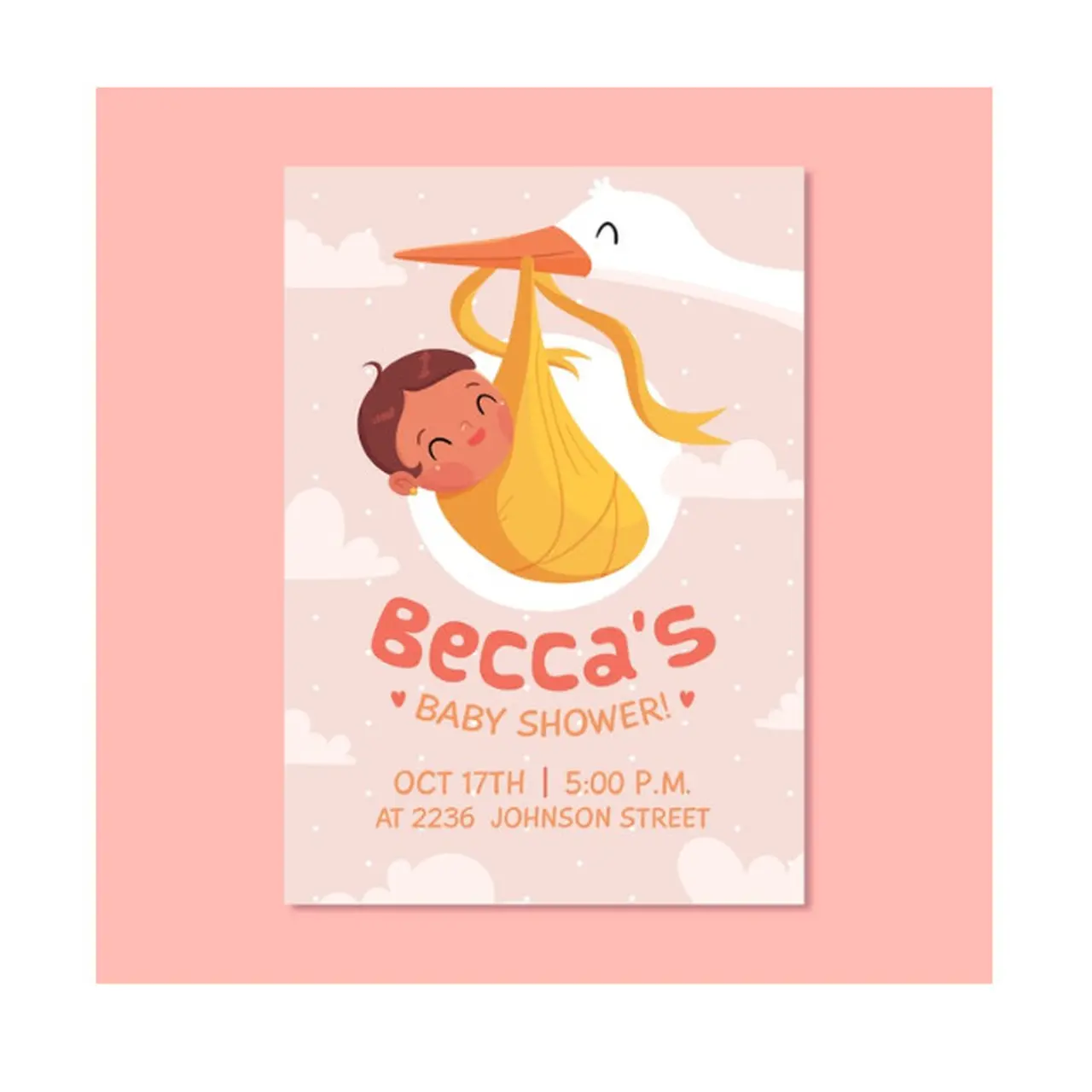 10 Desain Kartu Nama Bayi Lucu dan Cara Membuatnya yang Mudah - Hot ...