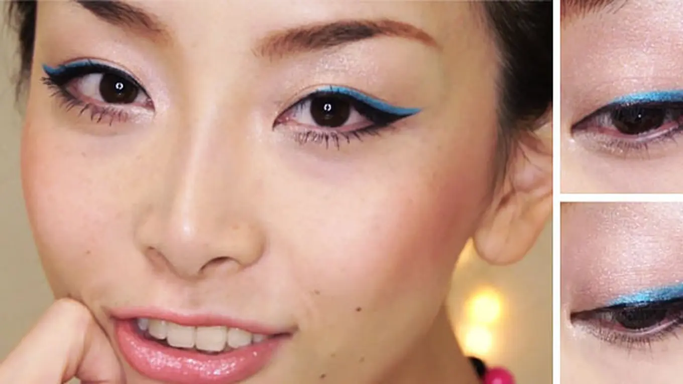 Tutorial Eyeliner Warna Untuk Pemula