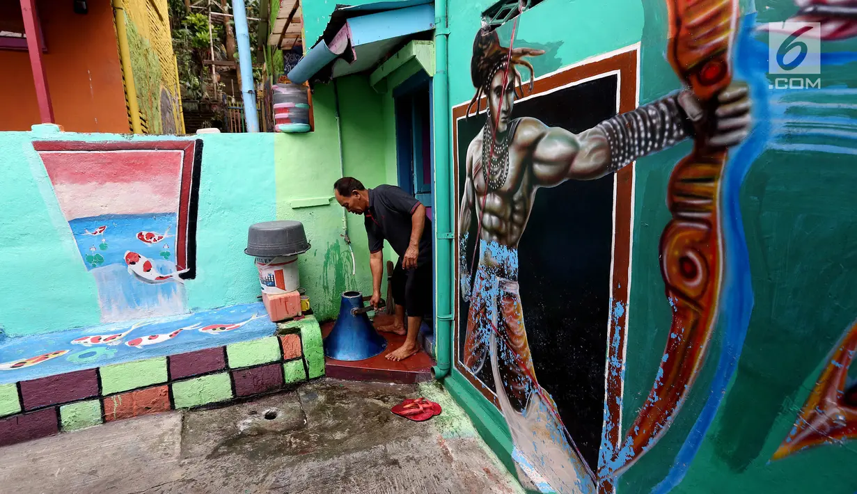 Keindahan Kampung Warna-warni di Malang Jadi Daya Tarik Wisata - Foto ...