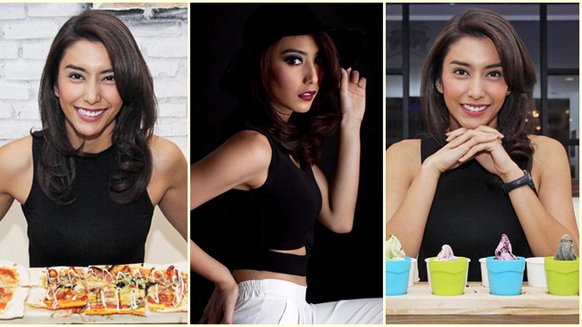 9 Pose Cantik Tyas Mirasih dalam Balutan Busana Bernuansa Hitam