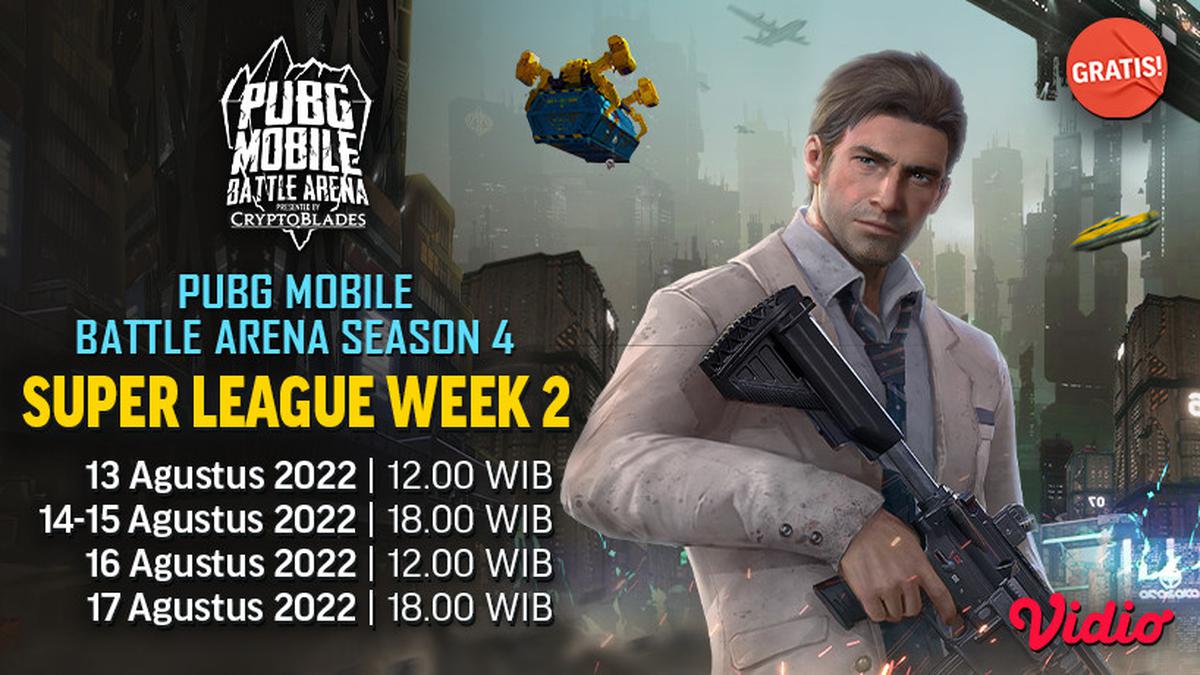 Link Live Streaming PUBG Mobile Battle Arena Season 4 Super League Week ...