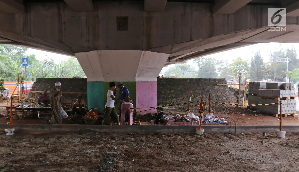 FOTO: Menengok Pembangunan Skate Park di Kolong Flyover Pasar Rebo ...