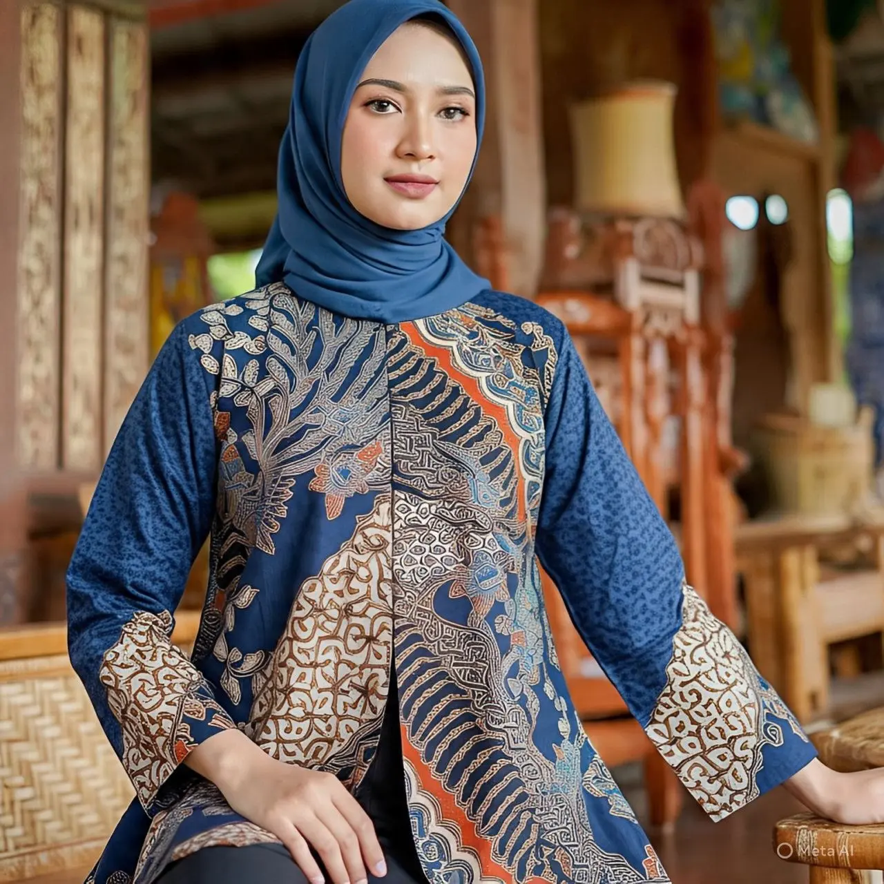 11 Inspirasi Model Baju Batik Tunik Terbaru Wanita Berhijab 2025, Modis dan Anggun - Hot ...