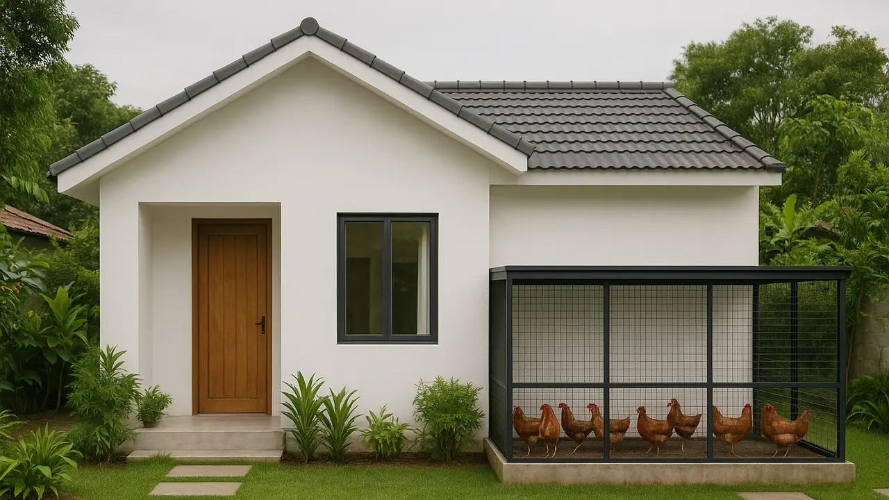 6 Model Kandang Ayam di Depan Rumah untuk Lahan Sempit, Fungsional dan ...