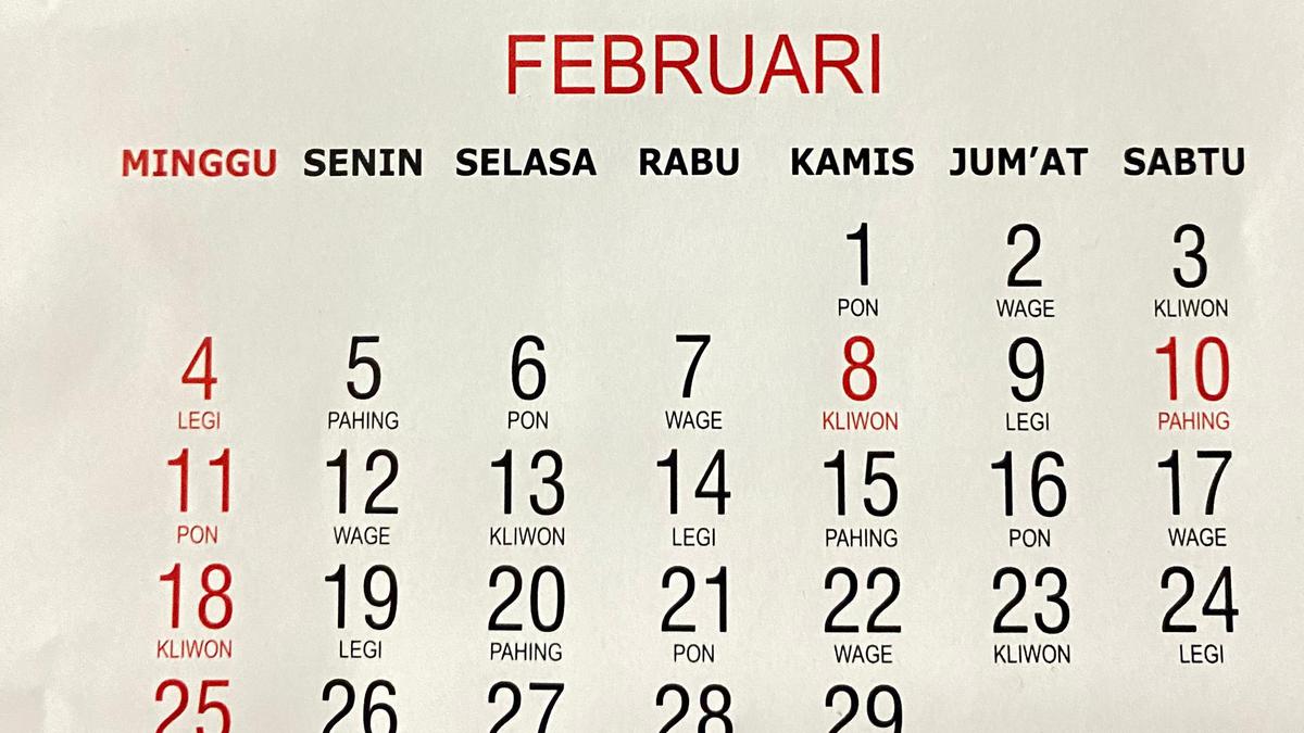 Simak Tanggal Merah Libur Februari 2024 yang Ada Hari Kejepit, Kapan Ya ...