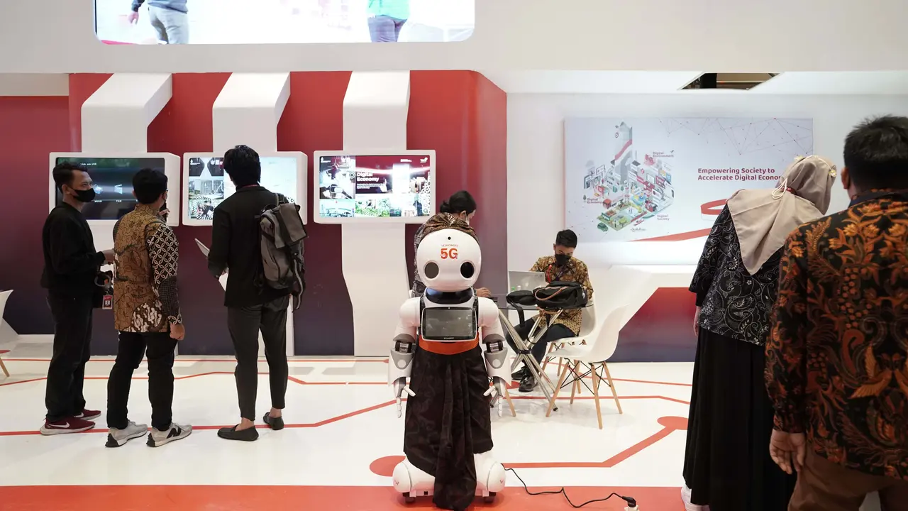 Teknologi 5G Smart Mining dan Robot AI Telkomsel Dipamerkan di Bali ...