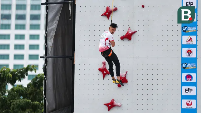 Ngeri! Balapan Pecah Rekor Dunia Panjat Tebing Olimpiade Paris 2024, Atlet AS Lewati Veddriq ...