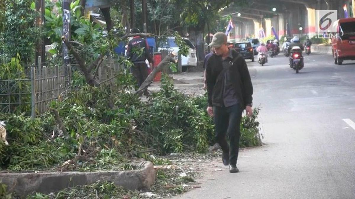 VIDEO: Berserakan, Sampah Ranting Pohon di Jalanan Jakarta - News ...
