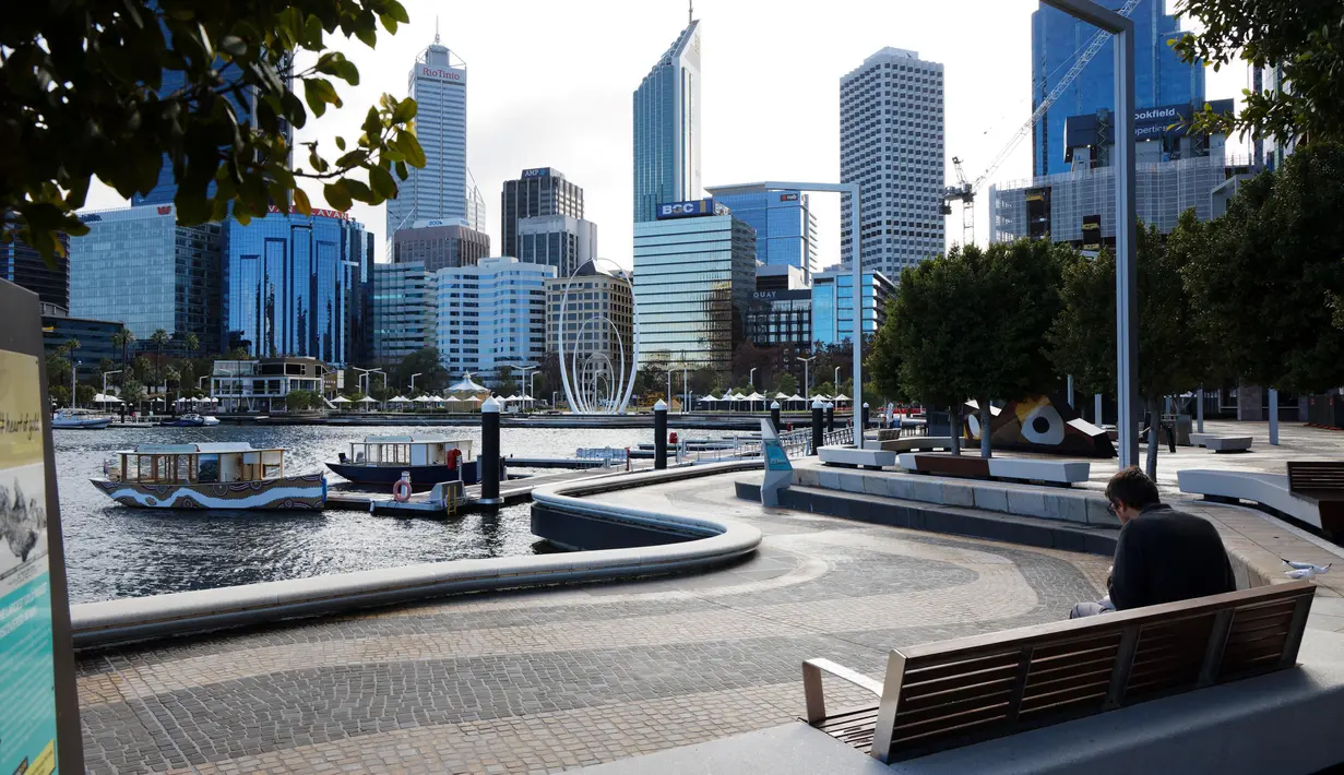 FOTO: Kota Perth Lockdown Empat Hari - Foto Liputan6.com