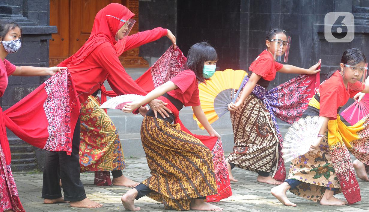 FOTO: Antusias Anak-Anak Belajar Menari dengan Protokol Kesehatan ...