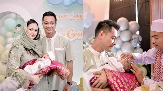 Tampil Kompak, Ini 7 Momen Aqiqah Baby Akshay Anak Ketiga Eza Gionino ...