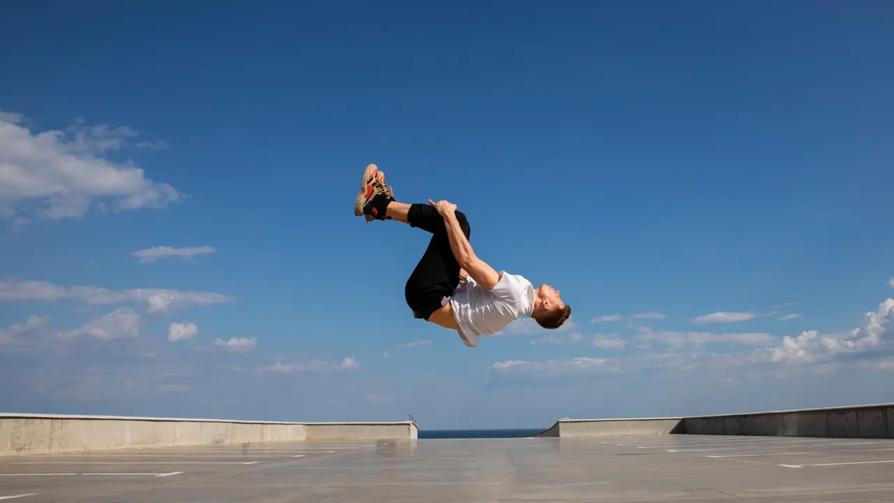 How to Do a Backflip: for Beginners - English Liputan6.com