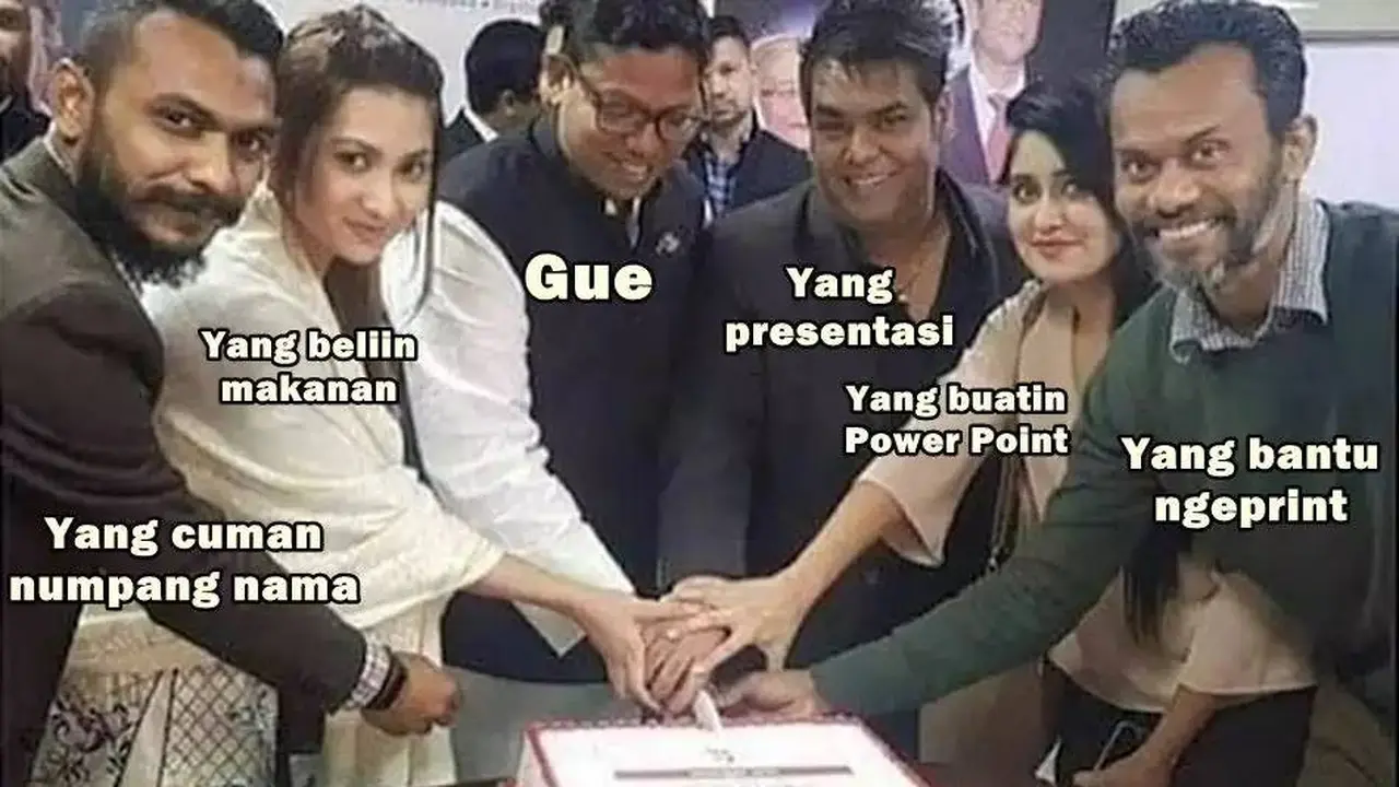 8 Meme Kocak Tugas Kelompok Hanya Numpang Nama Ini Sering Terjadi - Hot ...