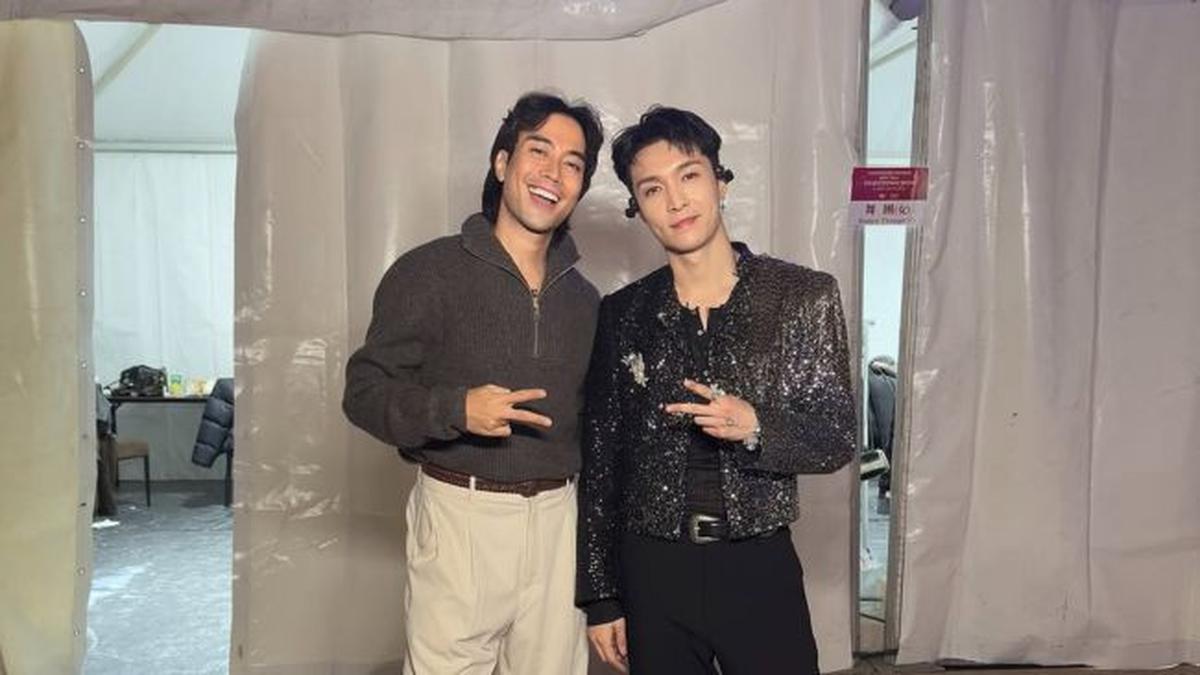 5 Potret kebersamaan Vidi Aldiano dan Lay EXO, Pertemuan Memukau di ...