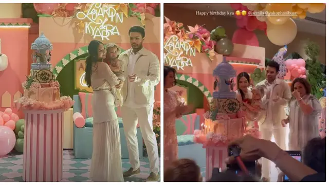 7 Potret Pesta Ultah Kyarra Anak Jessica Mila ke-1 Tahun, Penuh Bahagia Bareng Keluarga - Hot ...