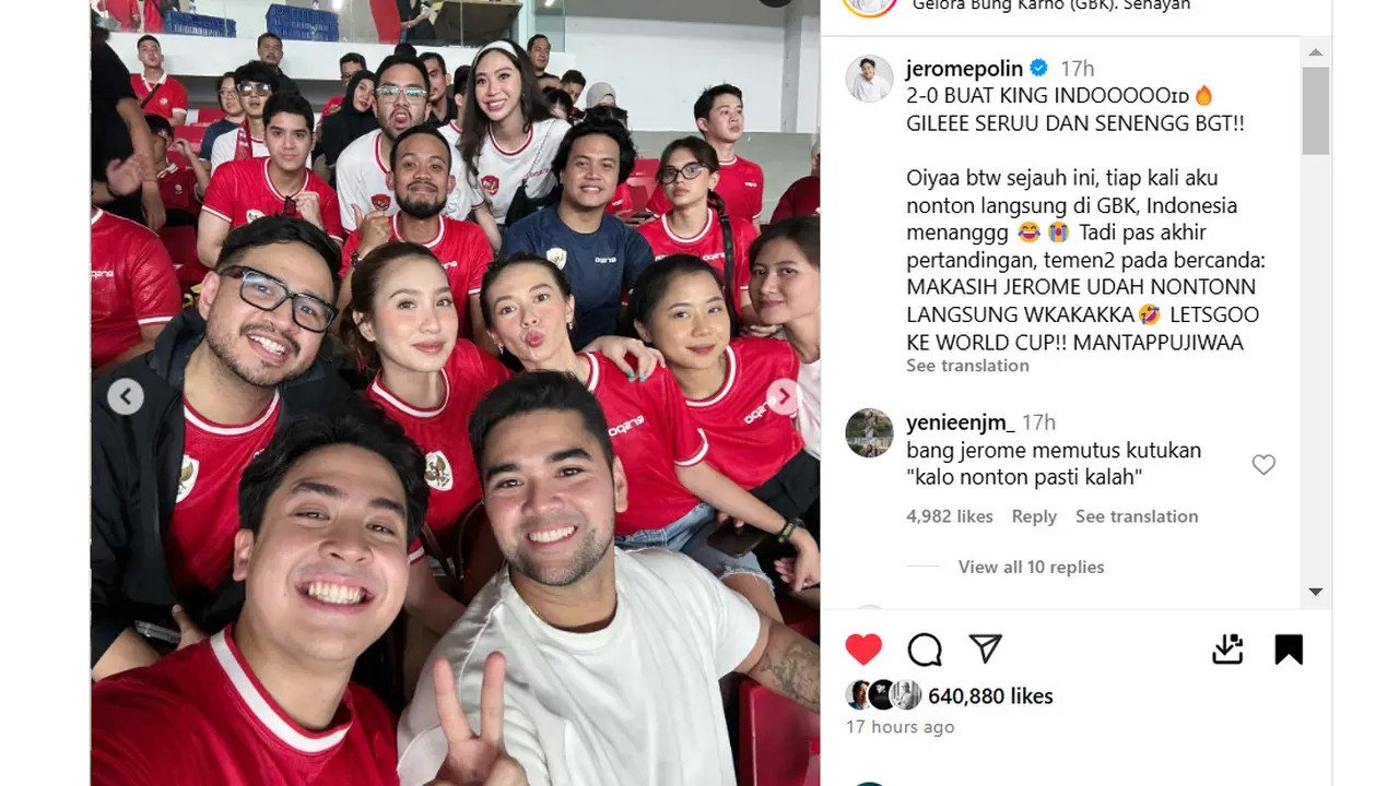 Jerome Polin Hapus Label Kutukan Usai Indonesia Menang Lawan Arab Saat ...