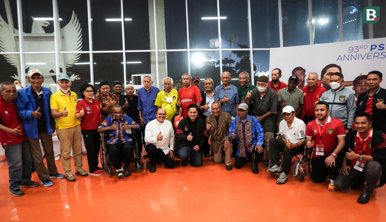 Foto: Peringatan HUT ke-93 PSSI Bersama Legenda Timnas Indonesia ...