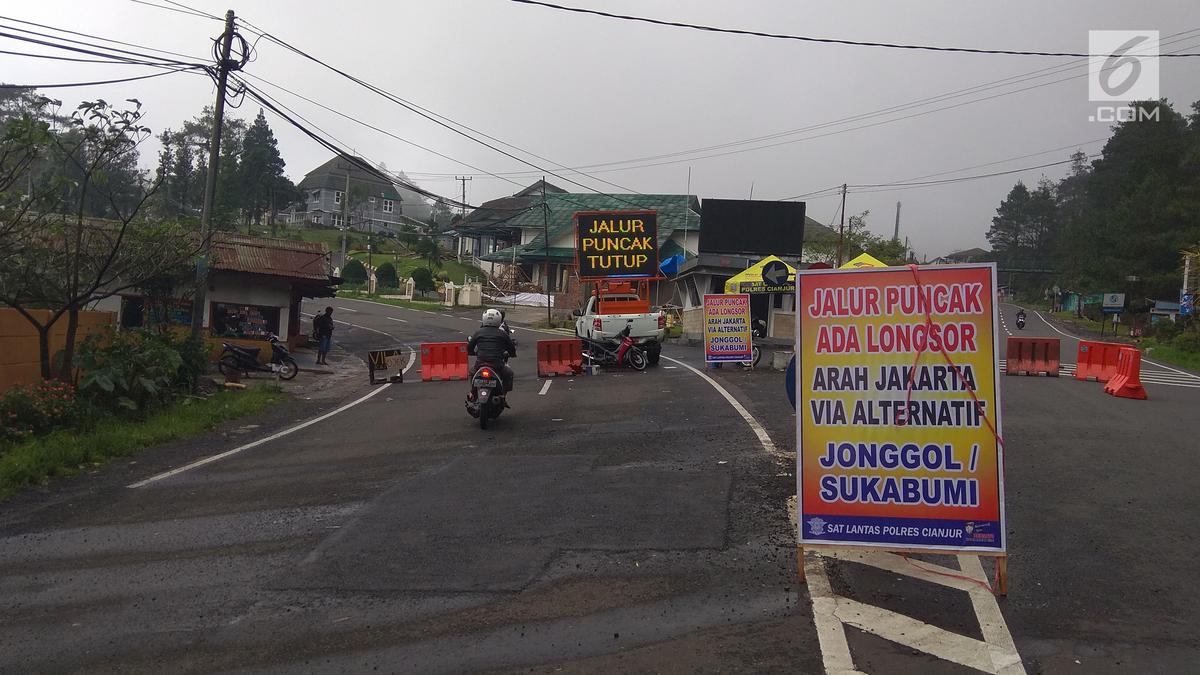 FOTO: Usai Diterjang Longsor, Begini Penampakan Kawasan Puncak Bogor - Foto Liputan6.com