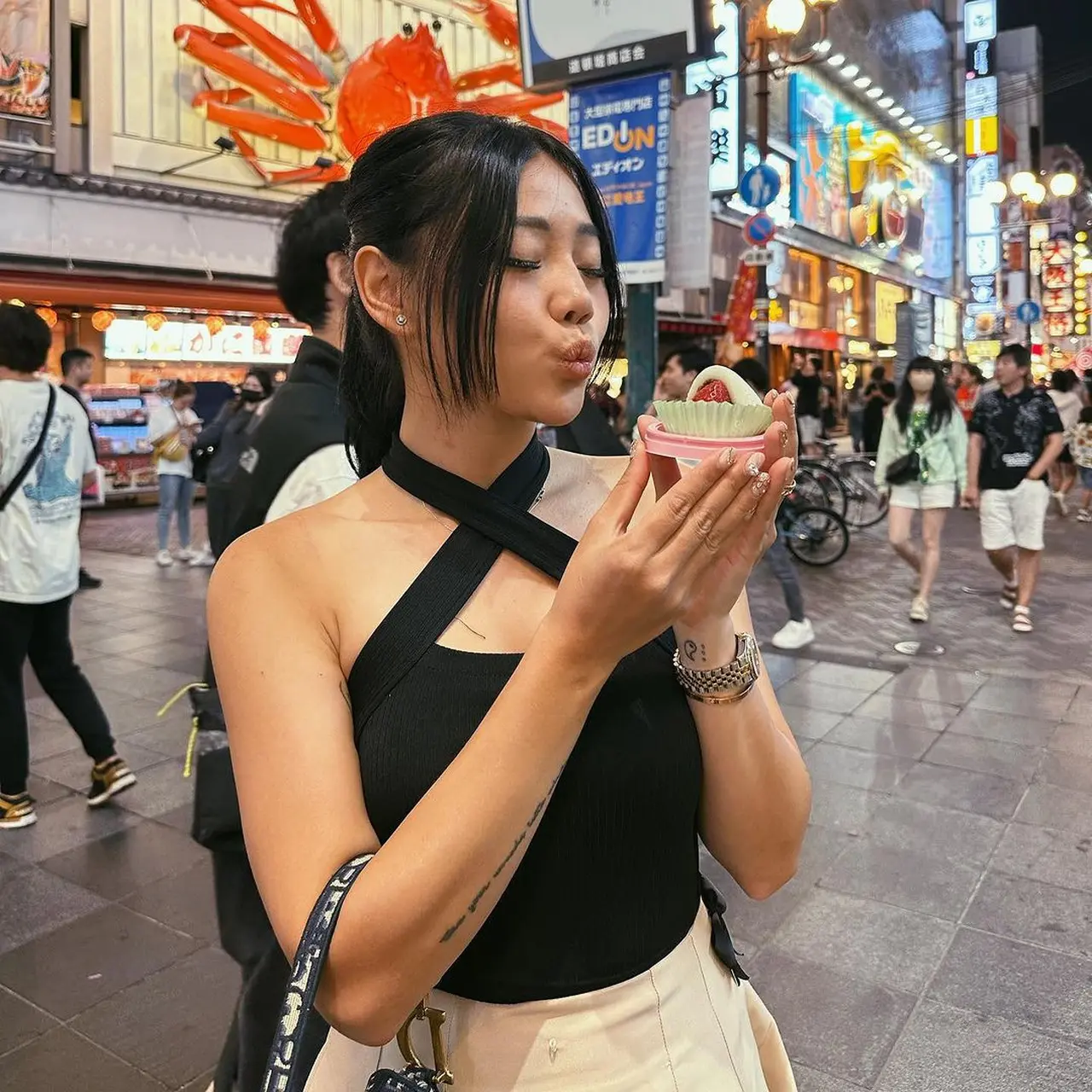 5 Potret Imut Wendy Walters Saat Berlibur di Jepang