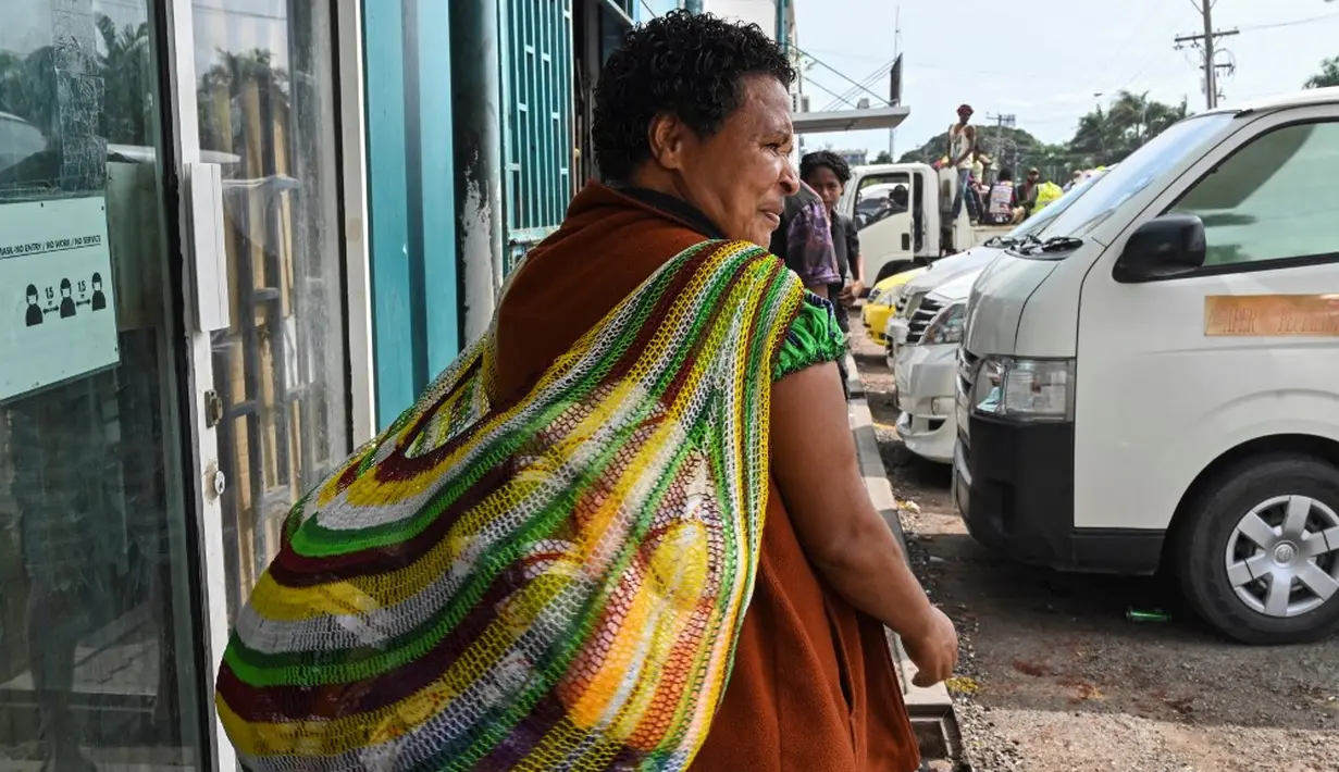 Perempuan Papua Nugini Menenun untuk Mencari Nafkah - Foto Liputan6.com