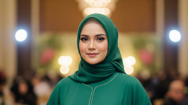 9 Model Gamis Warna Emerald Tren 2026, Anggun dan Modern untuk Setiap Acara