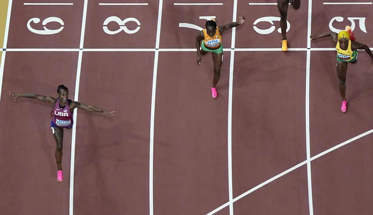 Foto: Taklukkan Pelari Top Jamaika, Sha’Carri Richardson Torehkan Rekor ...