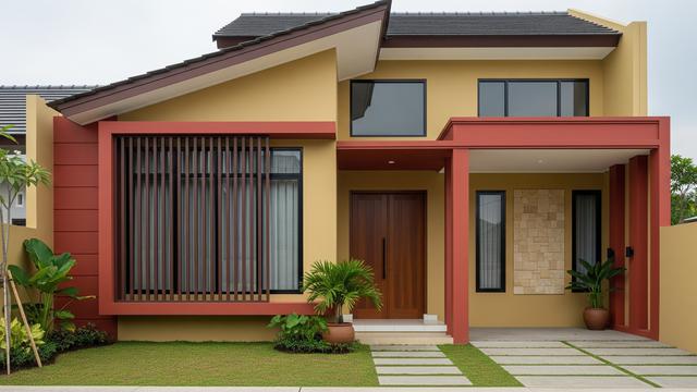 10 Kombinasi Warna Earth Tone, Bikin Eksterior Rumah Hangat dan Elegan
