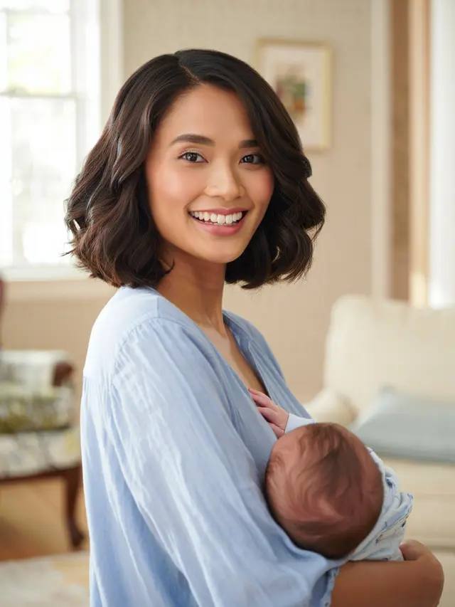 8 Potongan Rambut Ibu Menyusui Anti Ribet, Solusi Tampil Cantik dan Praktis - Hot Liputan6.com