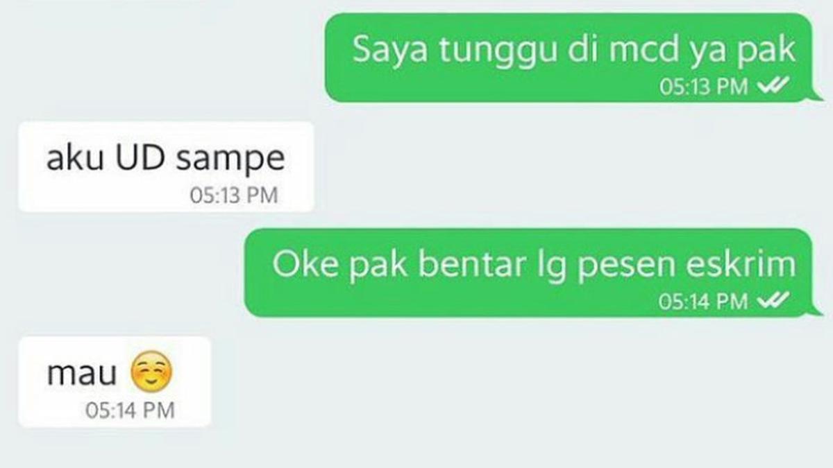 8 Chat Lucu Driver Ojek Online Diminta Menunggu oleh Penumpang