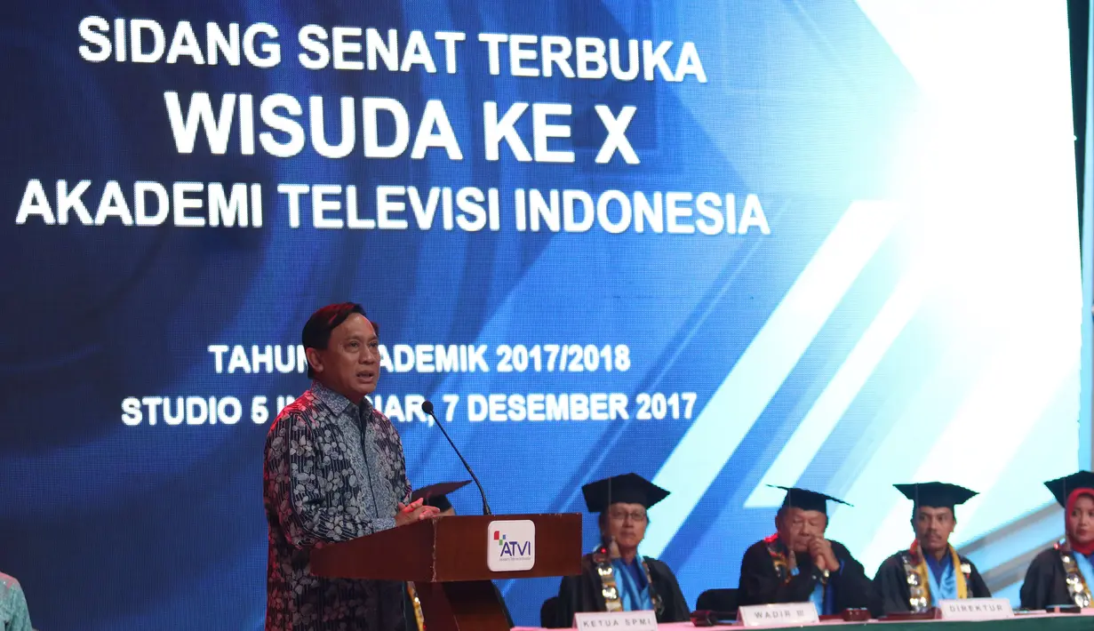 PHOTO: Wisuda ke-X Akademi Televisi Indonesia Luluskan 110 Mahasiswa - Foto Liputan6.com