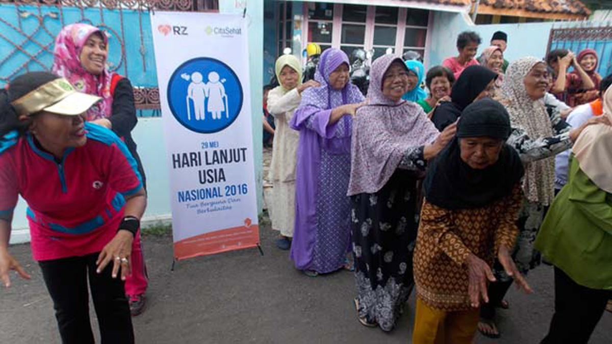 Wajah Kebahagiaan Bersama 600 Lansia, Seperti Apa? - Citizen6 Liputan6.com