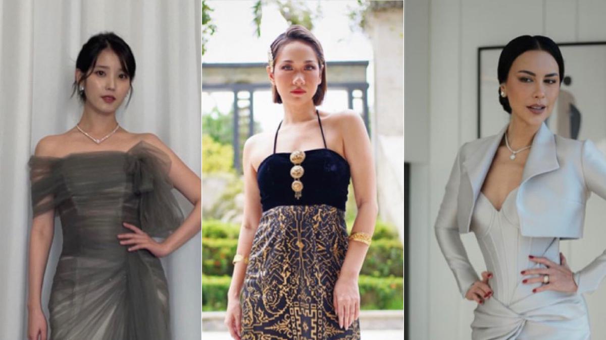 8 Inspirasi Model Baju Pesta Simple Elegan dari IU Hingga Sophia ...