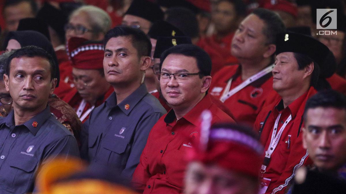 FOTO: Ahok Hadiri Kongres PDIP di Bali