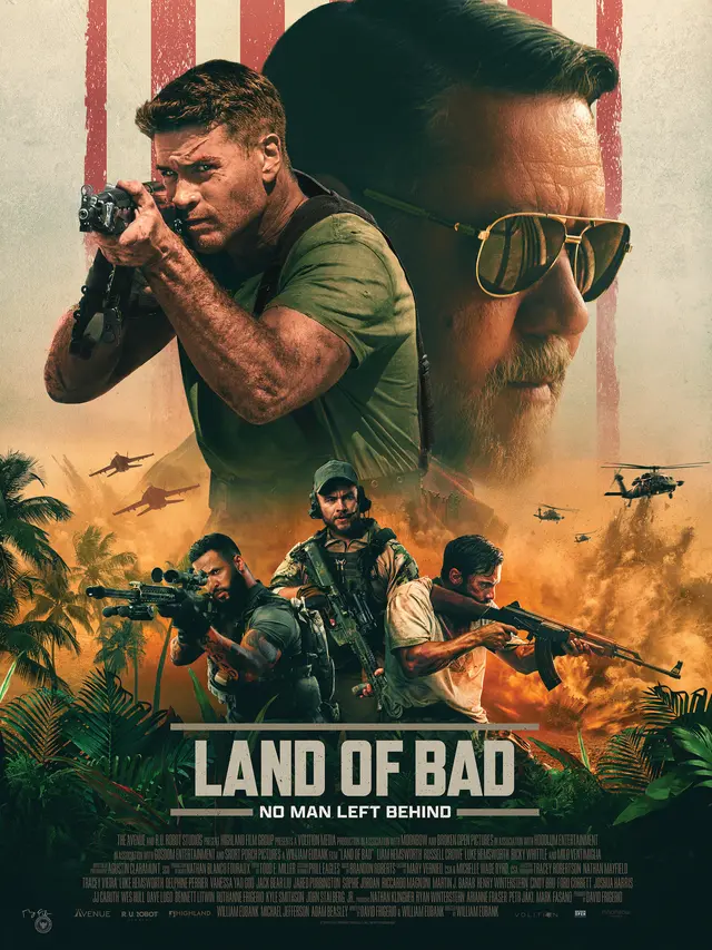 6 Tokoh Penting Film Land of Bad Dibintangi Liam Hemsworth dan Russell ...