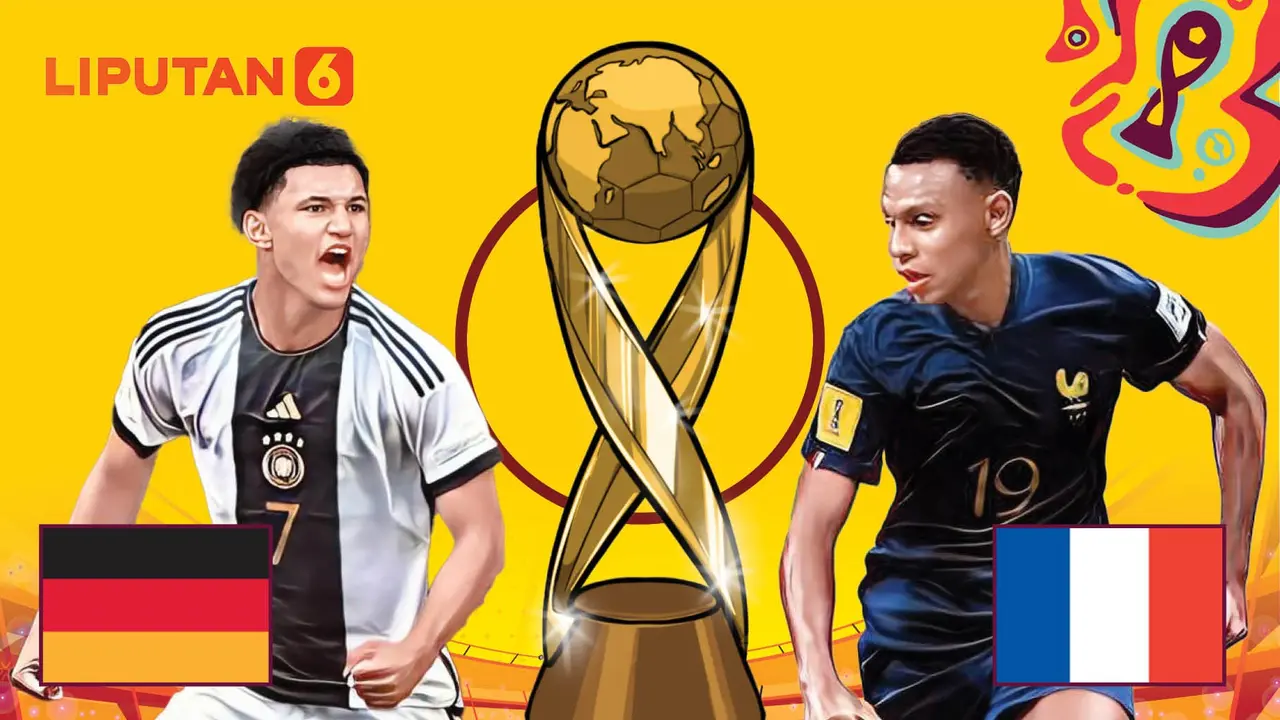 Infografis Jerman vs Prancis Road to Final Piala Dunia U-17 2023, Head ...