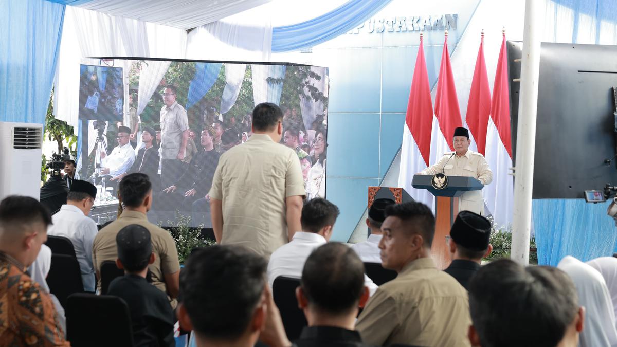 Ditemani Angga Raka ke Bogor, Prabowo Tekankan Pentingnya Efisiensi ...