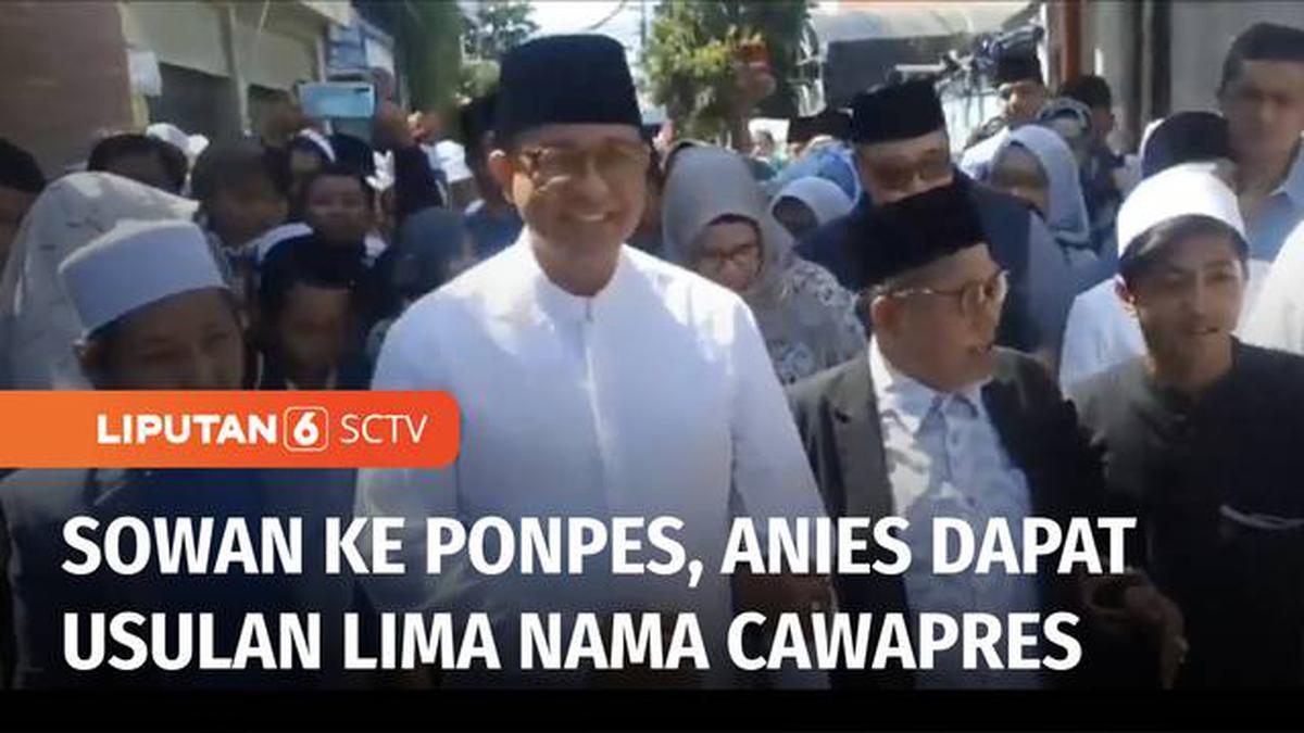 VIDEO: Anies Sowan Ulama di Ponpes At Tauhid Sidoresmo, Dapat Usulan Lima Nama Cawapres - TV ...