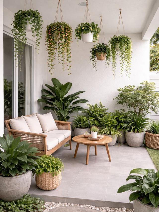10 Inspirasi Teras Rumah Asri dengan Taman Mini yang Memukau, Asri dan ...