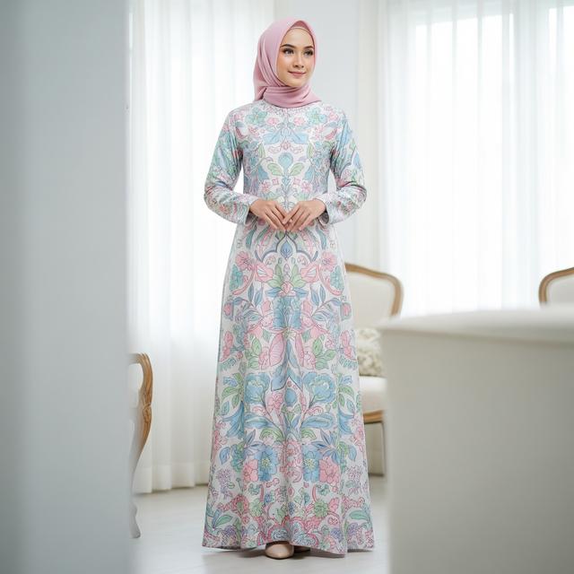 9 Model Gamis Silk Motif Terbaru 2026, Inspirasi Fashion Islami Modern