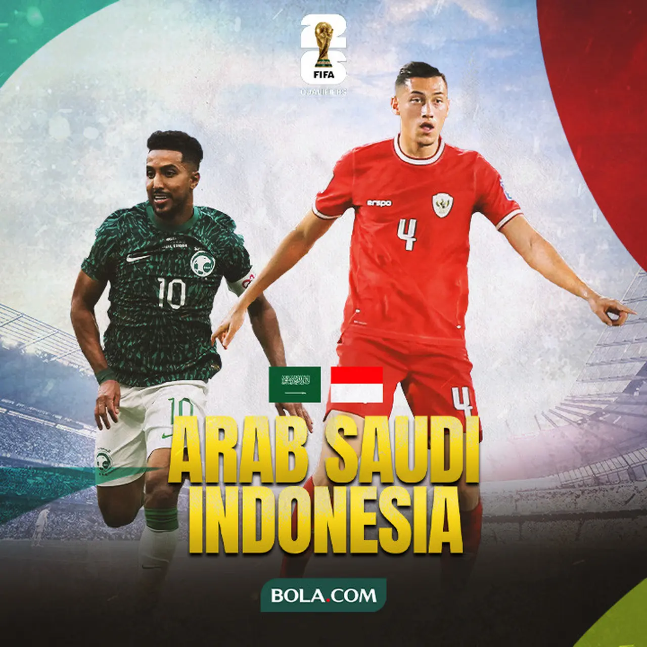 Sedang Berlangsung, Live Streaming Arab Saudi Vs Timnas Indonesia di Kualifikasi Piala Dunia ...