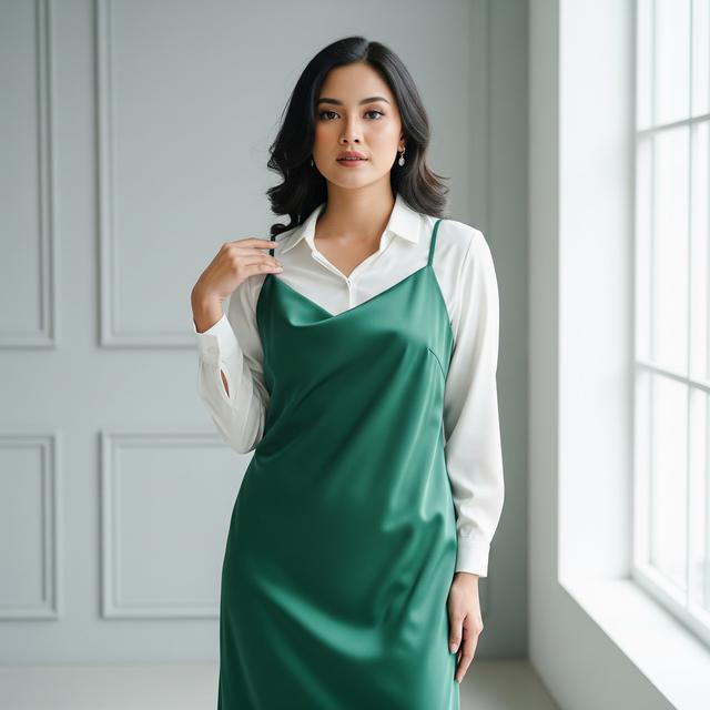 7 Model Dress dari Bahan Satin, Inspirasi Tampil Cantik Memesona