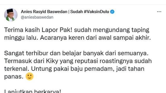 Anies Baswedan Tak Permasalahkan Roasting Kiky Saputri, Sebut Bagian dari Cara Menghibur dan ...