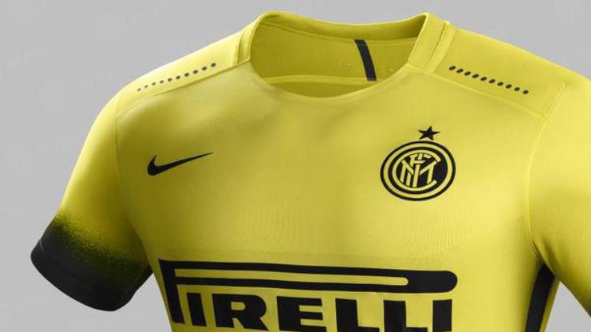 Dominasi Warna Kuning di Kostum Ketiga Inter Milan