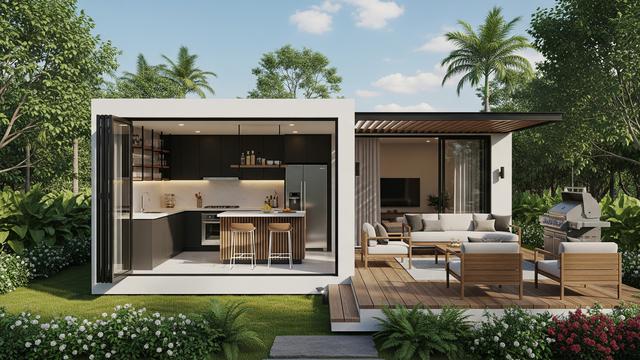 7 Model Rumah Mini Tapi Punya Dapur Terbuka dan Teras Belakang yang ...