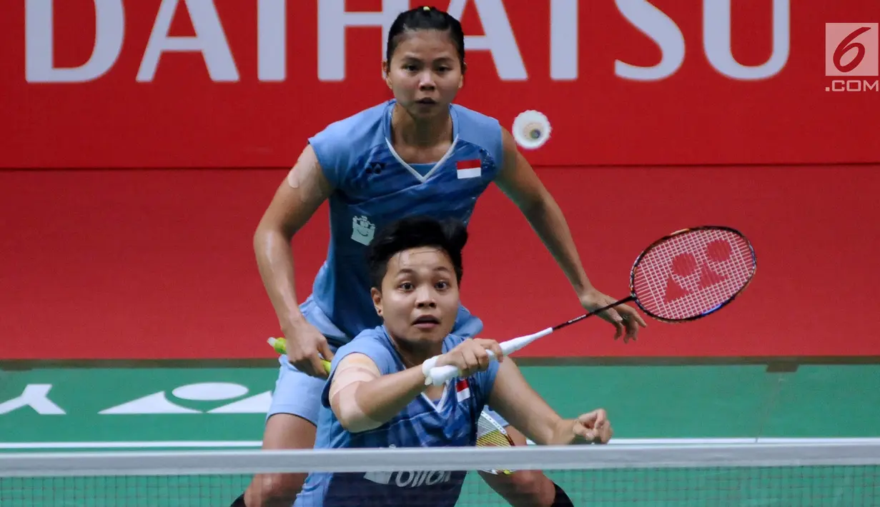 FOTO: Tumbangkan Ganda Putri Korea, Greysia/Apriyani Melaju ke Semifinal Indonesia Masters 2018 ...