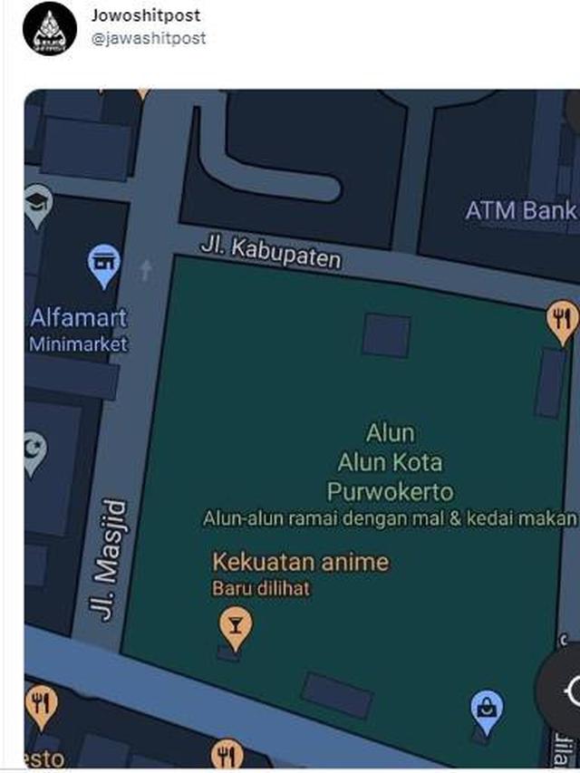 5 Penamaan Titik di Google Maps ala Anak Wibu Ini Nyeleneh Banget